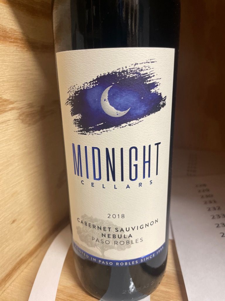 2018 Midnight Cellars Cabernet Sauvignon "Nebula", USA, California ...