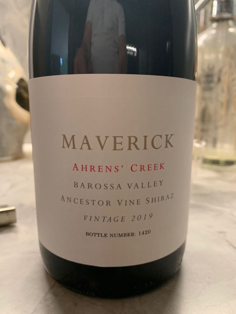 2019 Maverick Wines Shiraz Ahren's Creek, Australia, South Australia ...