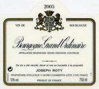 2002 Domaine Joseph Roty Bourgogne-Grand-Ordinaire, France, Burgundy ...