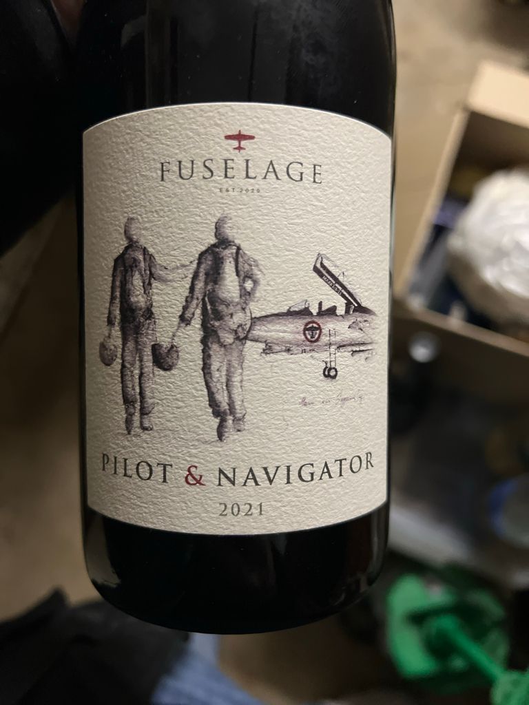 2022 Fuselage Wines Pilot & Navigator, South Africa, Coastal Region ...