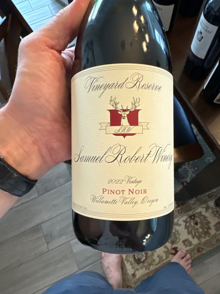 2022 Samuel Robert Winery Pinot Noir Vintner's Reserve, USA, Oregon, Willamette Valley ...