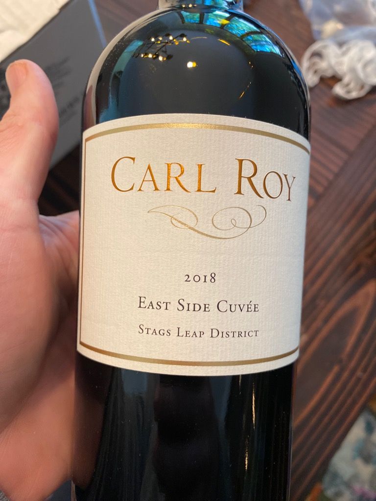 2019 Carl Roy Eastside Cuvee Stags Leap District, USA, California, Napa ...
