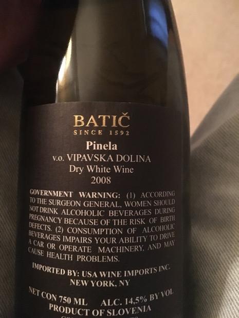 2008 Batič Pinela, Slovenia, Primorska, Vipava Valley, Vipavske dolina ...