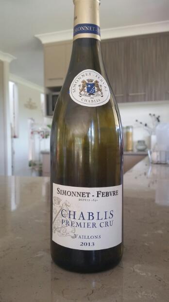2013 Simonnet-Febvre Chablis 1er Cru Vaillons, France, Burgundy ...