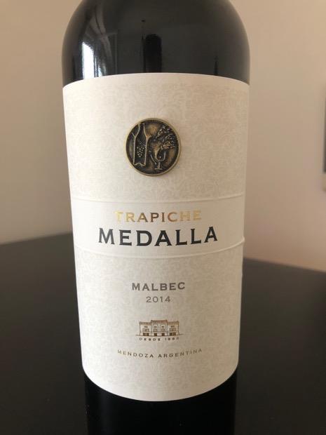 2014 Trapiche Malbec Medalla, Argentina, Mendoza, Valle de Uco ...