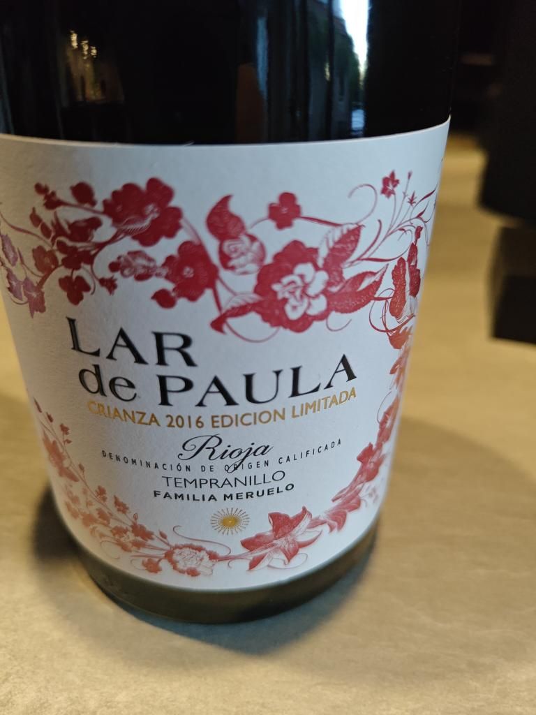 2019 Lar de Paula Rioja Crianza Edicion Limitada, Spain, La Rioja, Rioja - CellarTracker