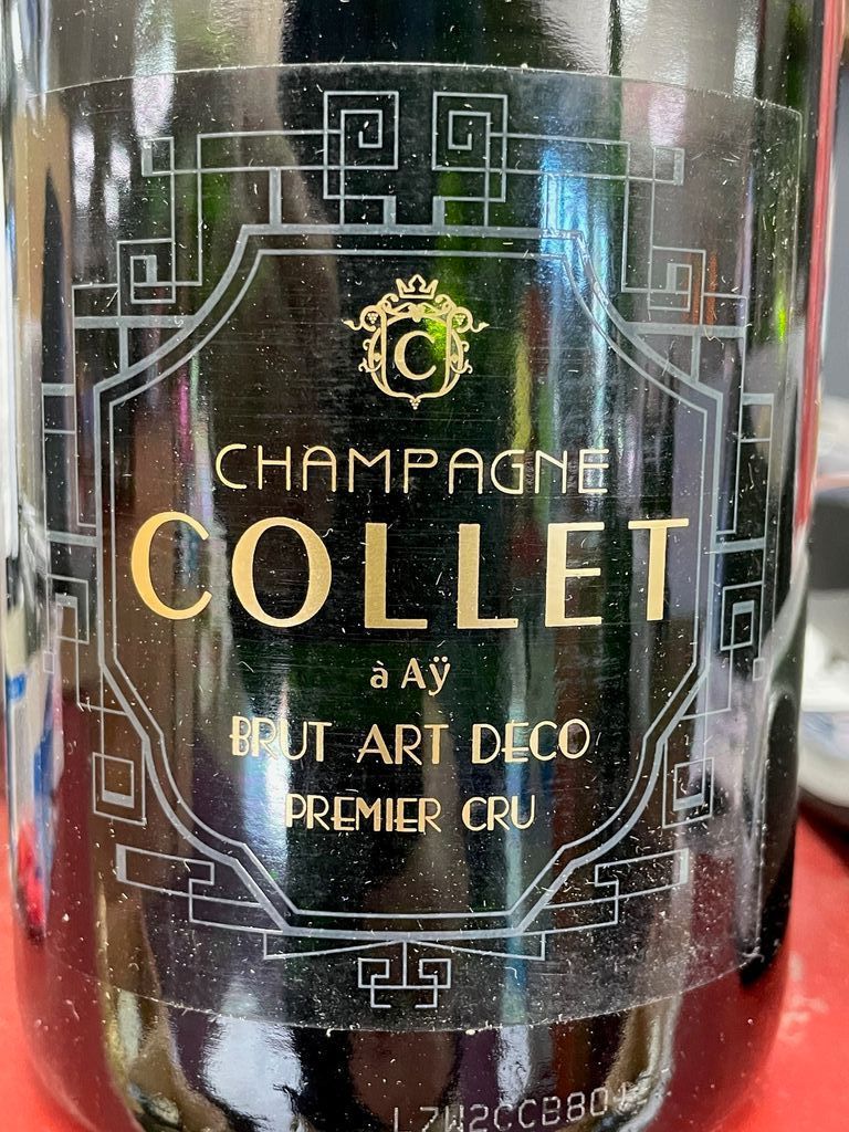 NV Champagne Collet Champagne Art Déco Brut, France, Champagne ...