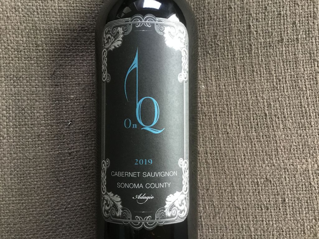 2019 On Q Wines Cabernet Sauvignon Adagio, USA, California, Sonoma ...