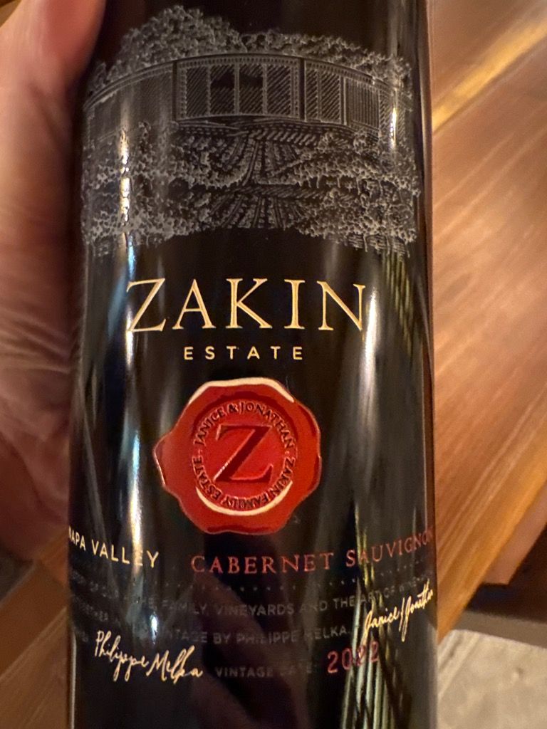 2022 Zakin Estates Cabernet Sauvignon, USA, California, Napa Valley ...