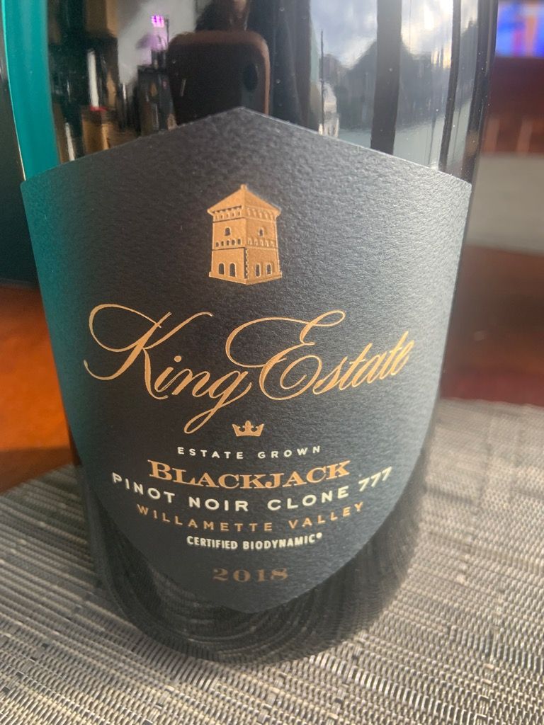 2018 King Estate Pinot Noir Blackjack Block, USA, Oregon, Willamette ...