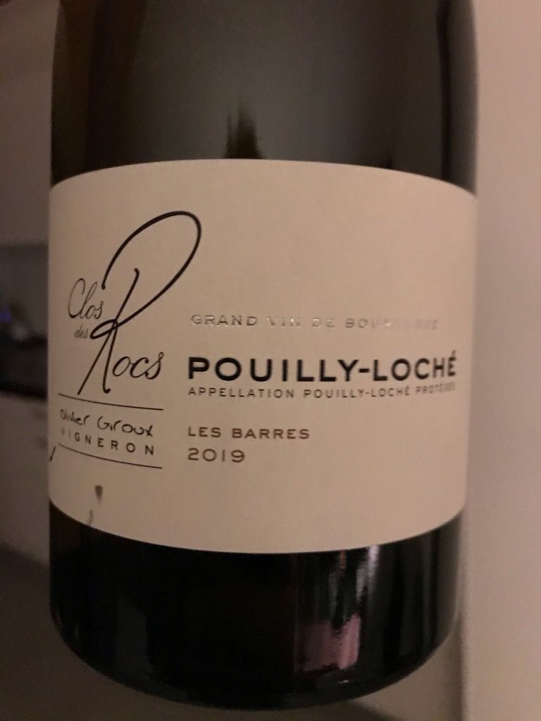 2020 Domaine Clos des Rocs Pouilly-Loché Les Barres, France, Burgundy ...
