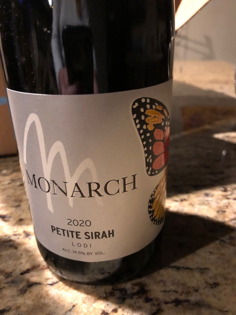 2020 Monarch Petite Sirah, USA, California, Central Valley, Lodi ...