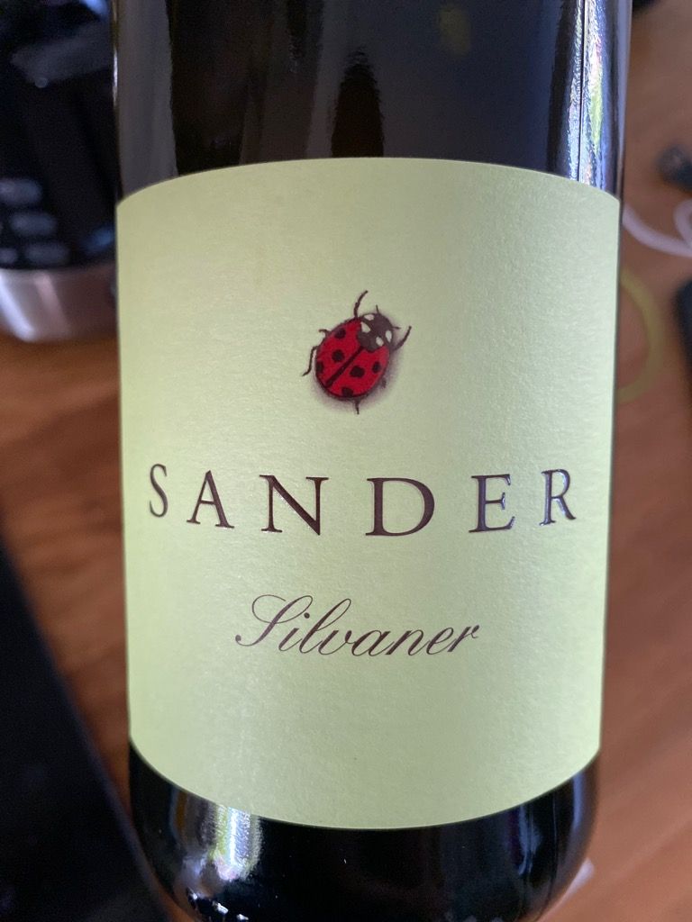2022 Weingut Sander Silvaner, Germany, Rheinhessen - CellarTracker
