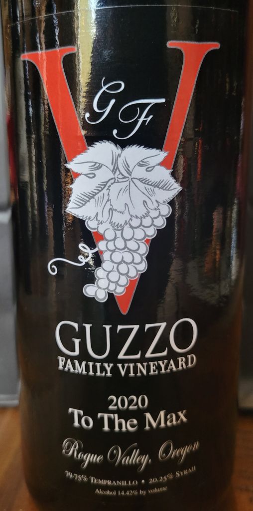 2021 Guzzo Family Vineyard To the Max, USA, Oregon, Southern Oregon ...