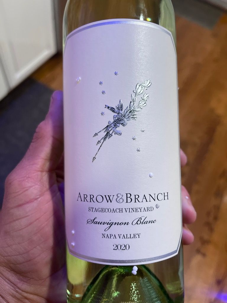 2020 Arrow & Branch Sauvignon Blanc Stagecoach Vineyard, USA ...