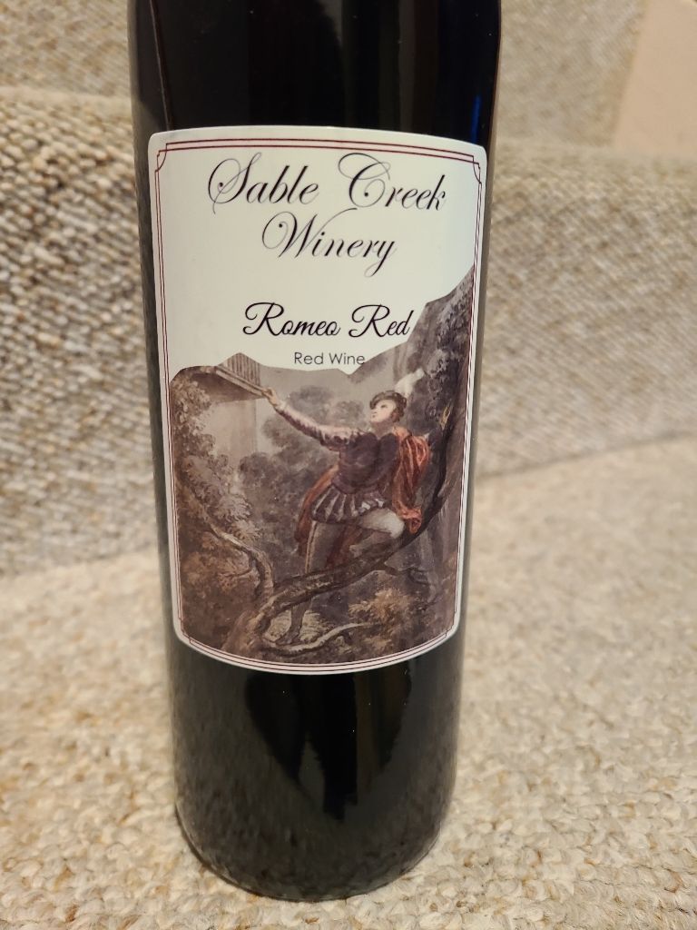 NV Sable Creek Winery Romeo Red, USA, American - CellarTracker