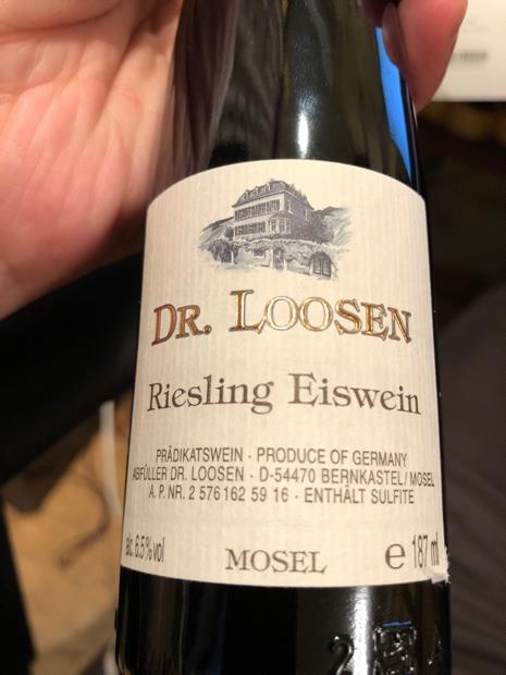 NV Dr. Loosen Riesling Eiswein, Germany, Mosel Saar Ruwer - CellarTracker