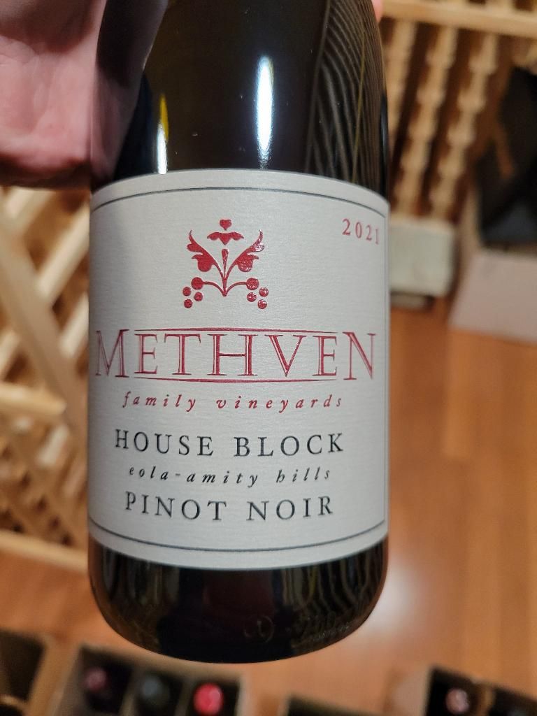2021 Methven Family Vineyards Pinot Noir House Block, USA, Oregon ...