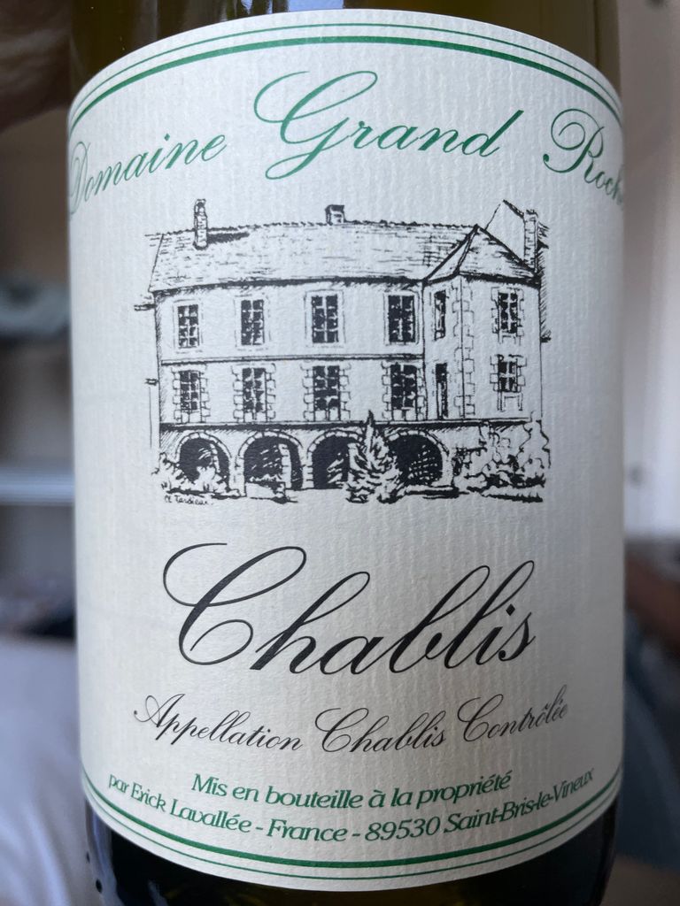 2017 Domaine Grand Roche Chablis 1er Cru Les Beauregards, France ...