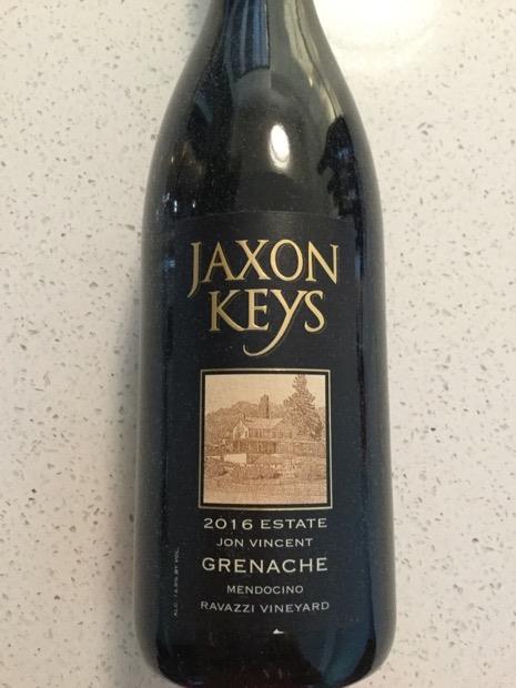 2015 Jaxon Keys Grenache Jon Vincent Ravazzi Vineyard, USA, California ...