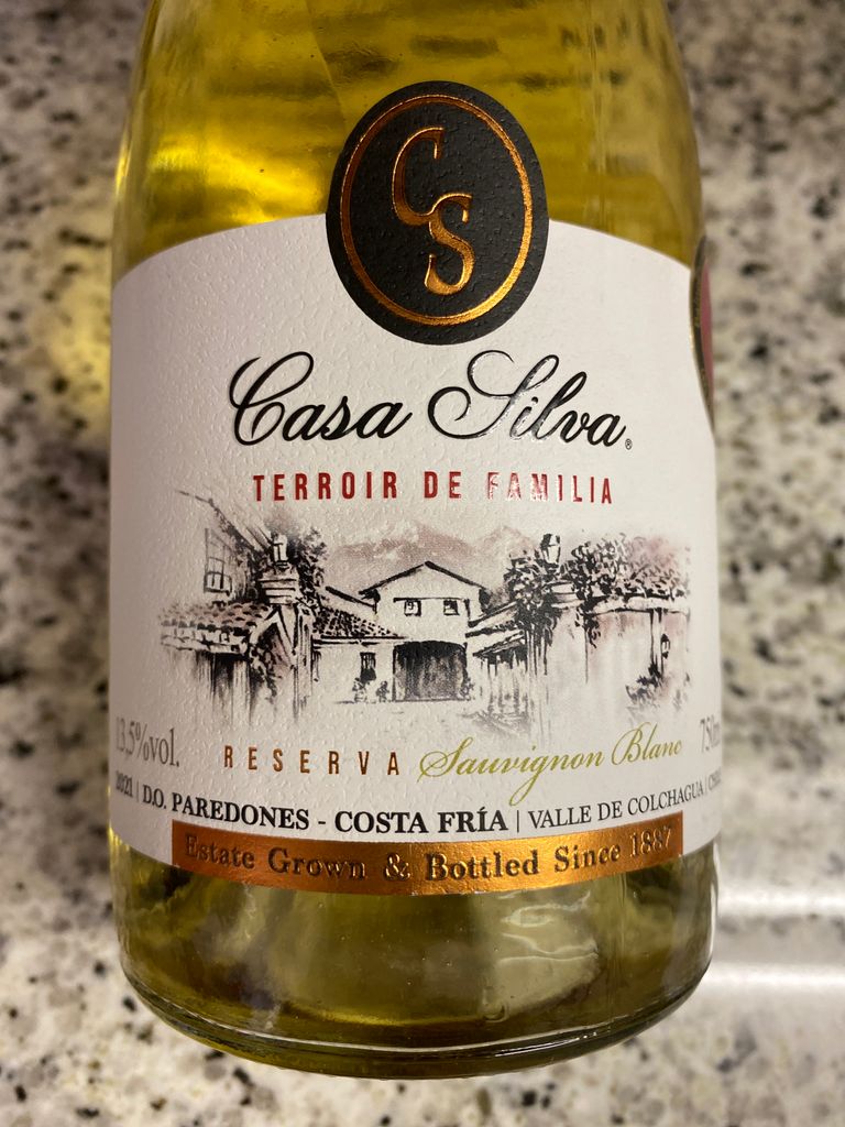 2023 Casa Silva Sauvignon Blanc Terroir de familia Reserva D.O ...