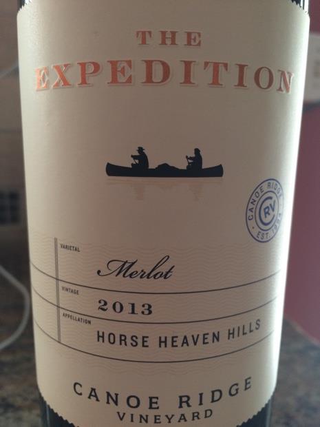 2013 Canoe Ridge Merlot The Expedition, USA, Washington, Columbia ...