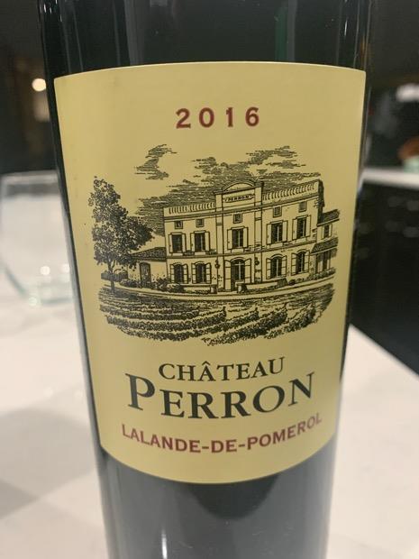 2016 Château Perron, France, Bordeaux, Libournais, Lalande de Pomerol ...