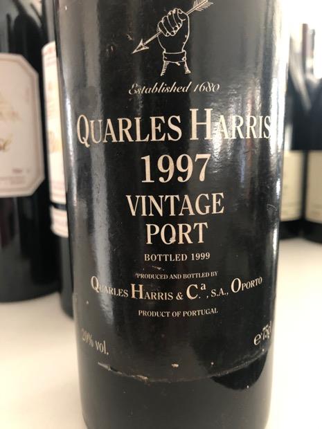 1999 Quarles Harris Porto Vintage, Portugal, Douro, Porto - CellarTracker
