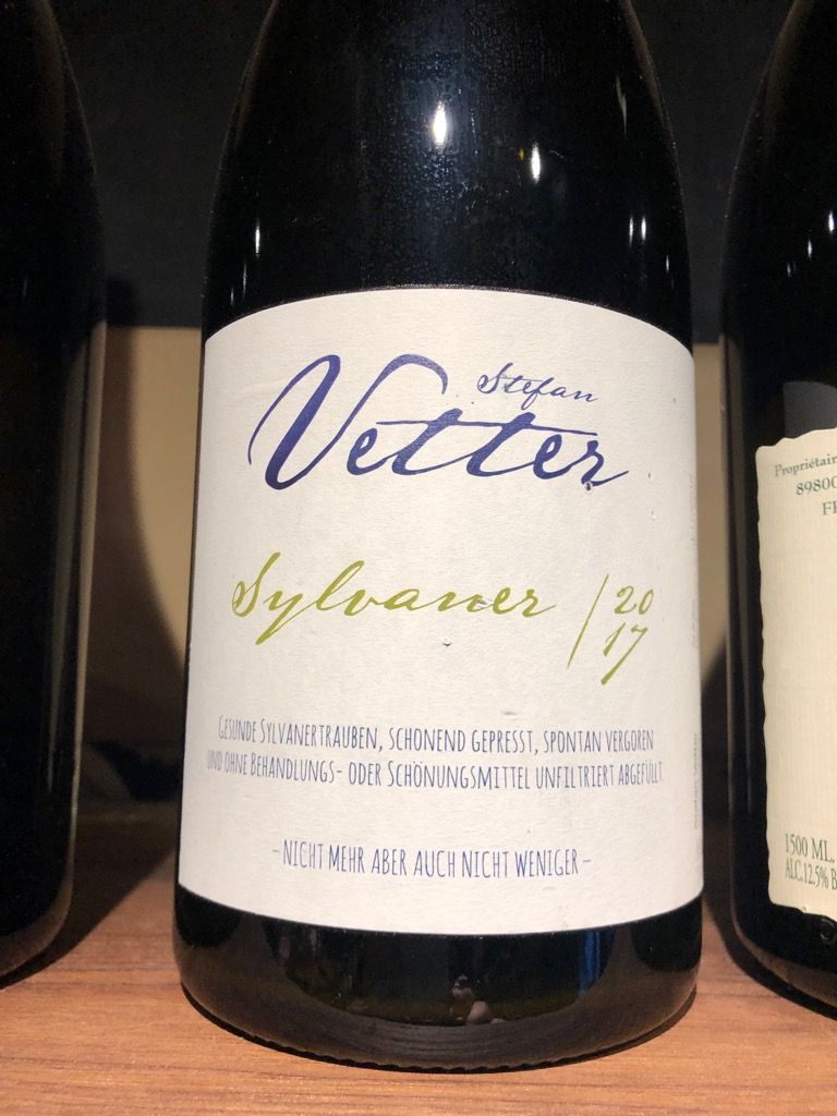 2012 Stefan Vetter Sylvaner, Germany, Franken - CellarTracker