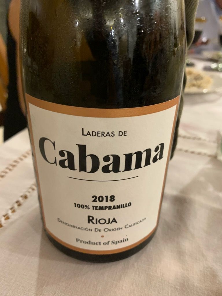 2018 Compañía Bodeguera Valenciso Rioja Laderas de Cabama, Spain, La ...