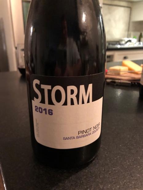 2016 Storm Wines (California) Pinot Noir, USA, California, Central ...