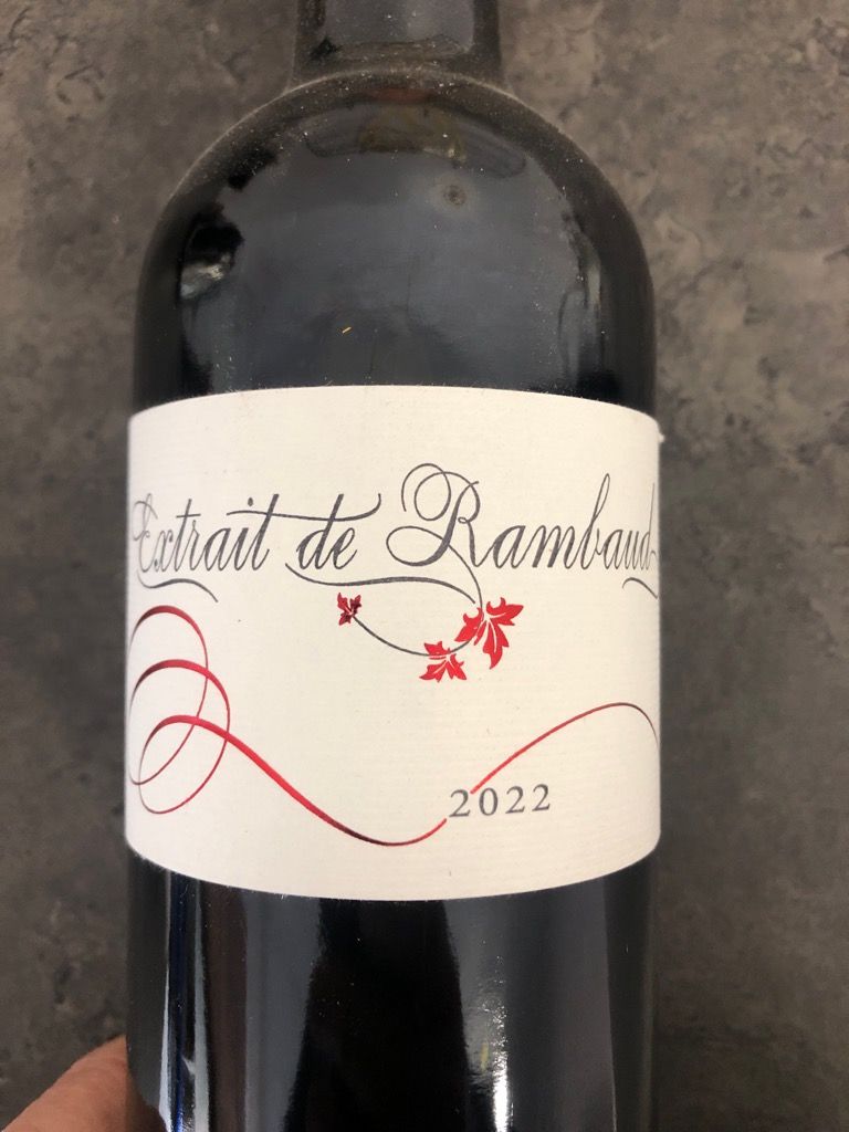 2021 Vignobles Daniel Mouty Merlot Extrait de Rambaud, France, Bordeaux ...