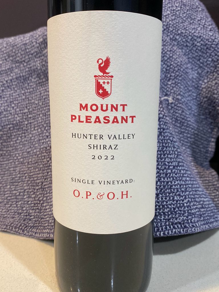 2021 Mount Pleasant Wines OP and OH, Australia, New South Wales, Hunter ...