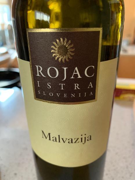 2012 Rojac Malvazia Malvazija, Slovenia, Primorska, Slovenska Istra ...