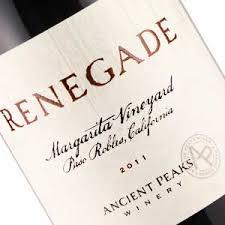 2011 Ancient Peaks Renegade, USA, California, Central Coast, Paso ...