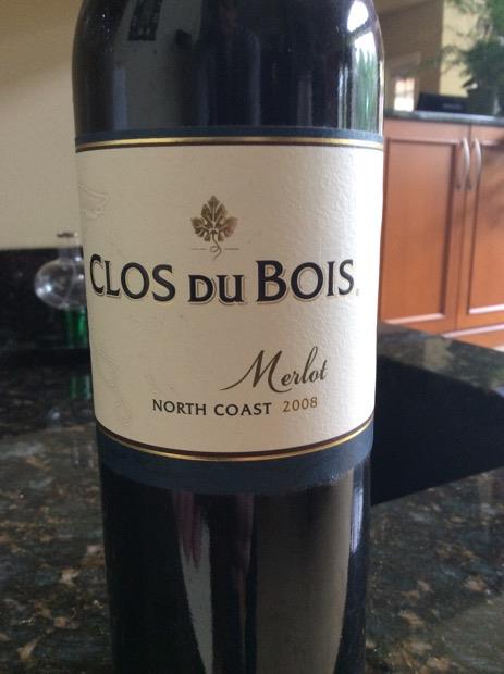2008 Clos du Bois Merlot North Coast, USA, California, North Coast ...