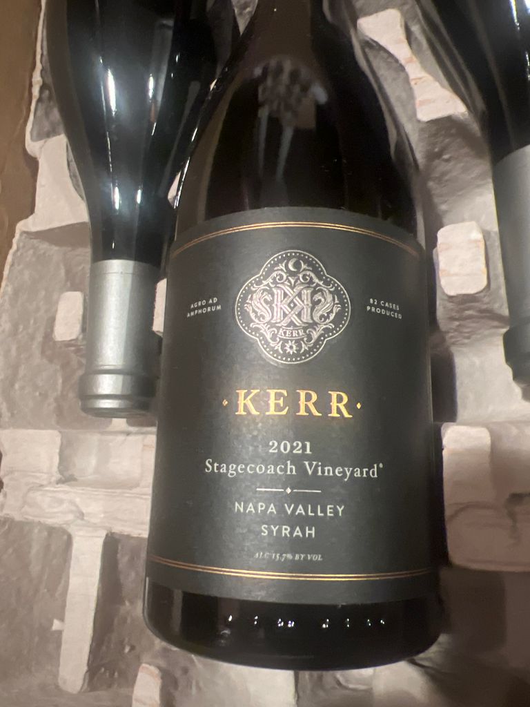 2021 Kerr Cellars Syrah Stagecoach, USA, California, North Coast, Napa ...