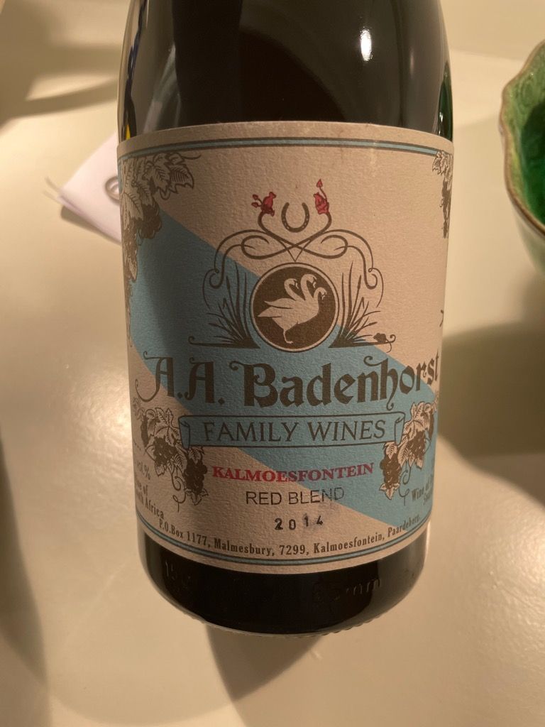 2021 Badenhorst Family Wines Kalmoesfontein Family Red, South Africa ...