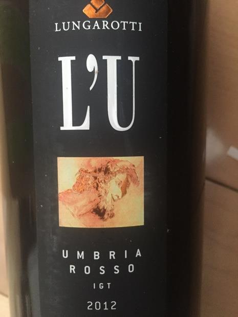 2013 Lungarotti Umbria L'U, Italy, Umbria - CellarTracker