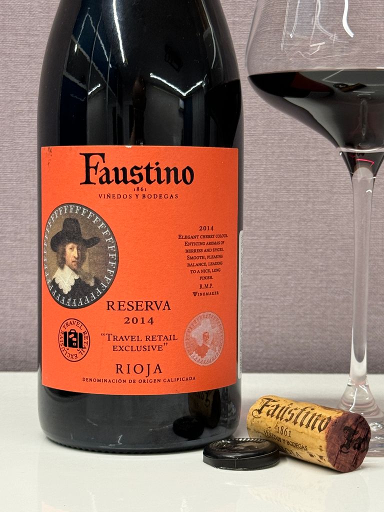 2014 Faustino Rioja Reserva Travel Retail Exclusive, Spain, La Rioja ...