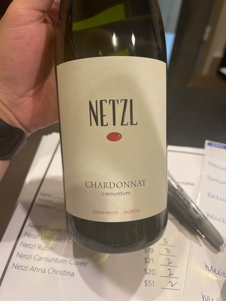 2020 Franz und Christine Netzl Chardonnay, Austria, Niederösterreich ...