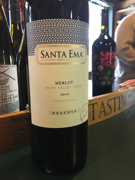 2015 Santa Ema Merlot Reserva, Chile, Maipo Valley - CellarTracker