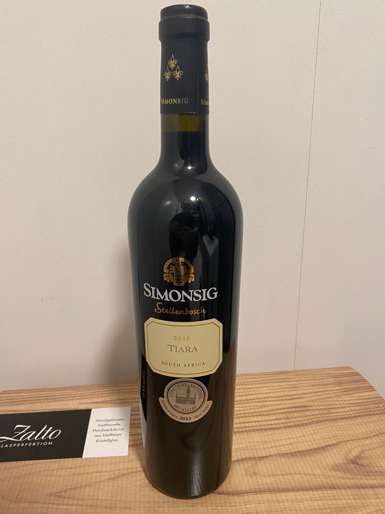 2010 Simonsig Tiara, South Africa, Coastal Region, Stellenbosch ...