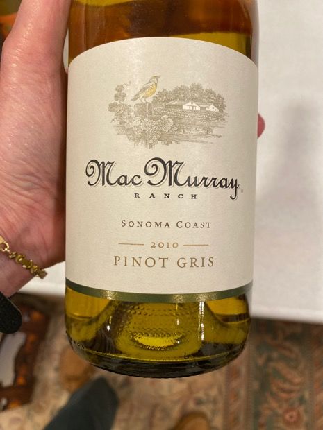 2010 MacMurray Ranch Chardonnay Sonoma Coast, USA, California, Sonoma ...