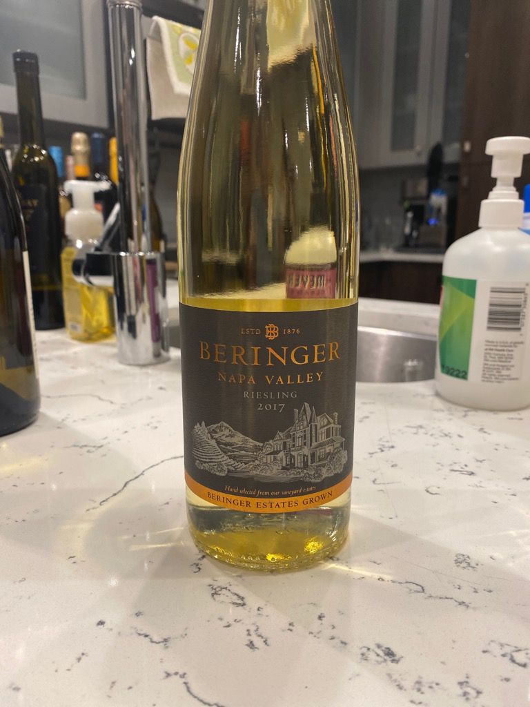 2000 Beringer Vineyards Johannisberg Riesling Napa Valley, USA ...