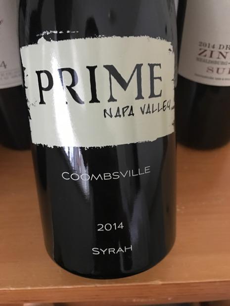 2014 Prime Cellars Syrah, USA, California, Napa Valley, Coombsville ...