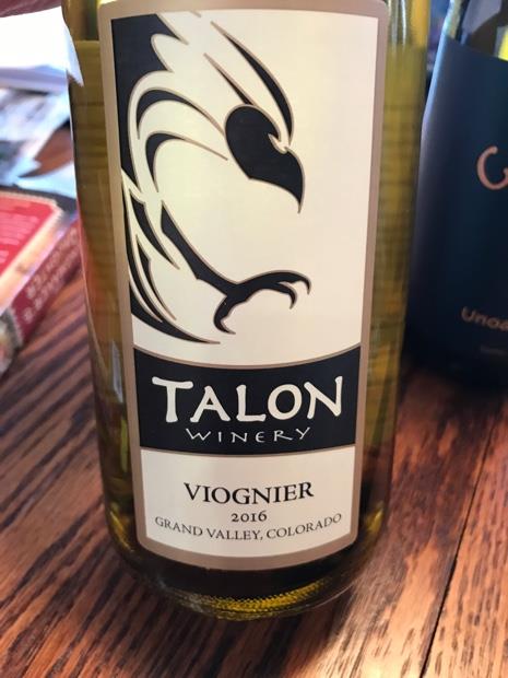 2012 Talon Winery Viognier, USA, Colorado, Grand Valley - CellarTracker