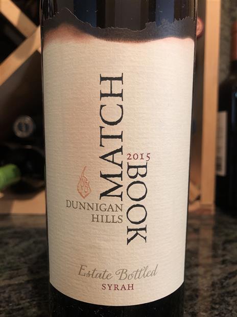 2015 Matchbook Syrah, USA, California, Central Valley, Dunnigan Hills ...
