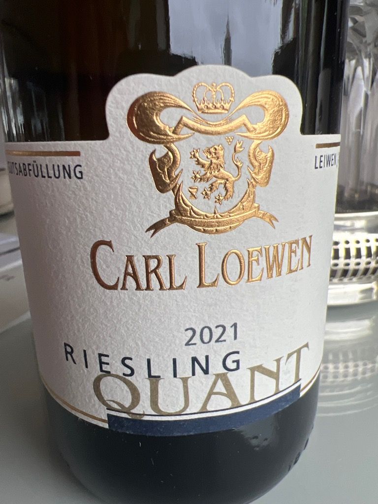 2021 Carl Loewen Riesling "Quant", Germany, Mosel Saar Ruwer ...