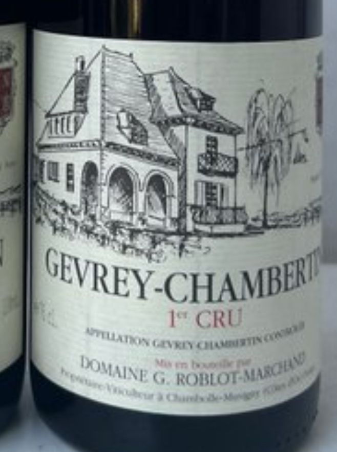 1995 Domaine G. Roblot-Marchand Gevrey-Chambertin 1er Cru, France, Burgundy, Côte de Nuits ...